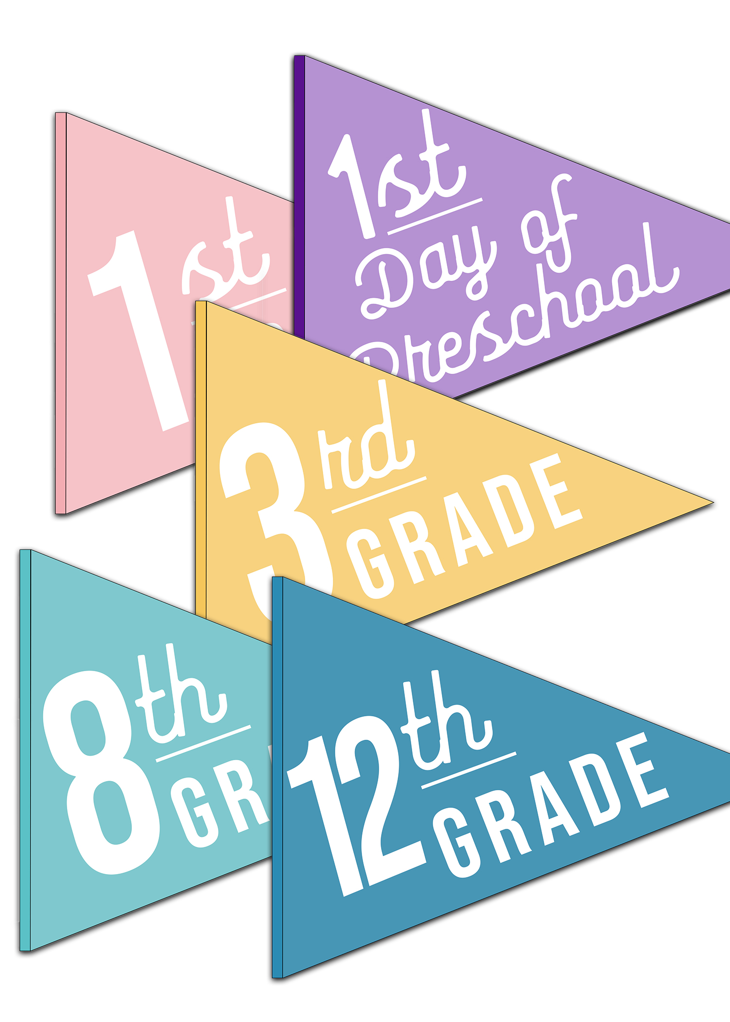 Celebrate with First Day of School Banners | Spoiled Rotten Photography ...